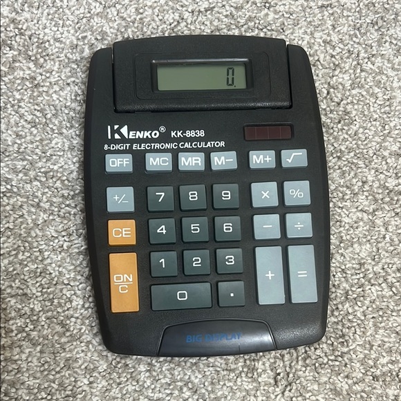 kenko | Other | Kenko Kk8838 8 Digit Large Display Desk Calculator ...